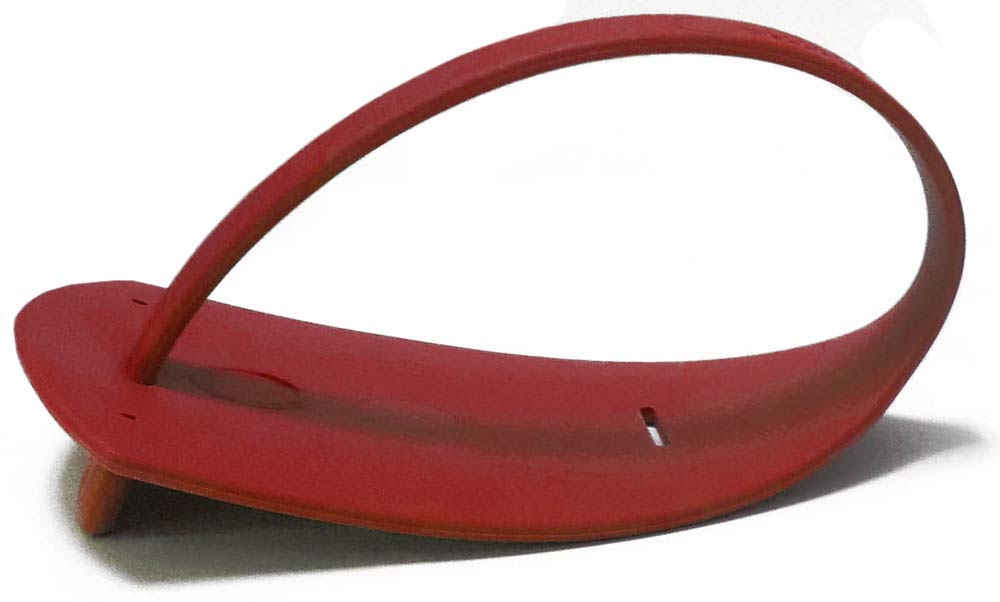 Yellow 'Wine Glass Shape' Equipment ID Tag - RubberTags.co.uk